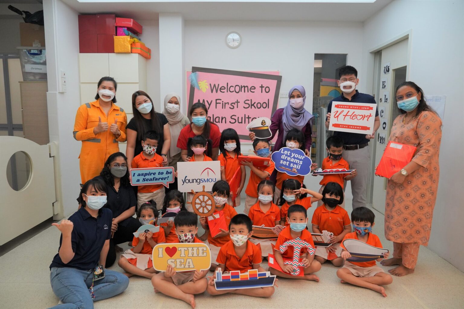 YSMOU U-Heart Project: A Career at Sea sharing with My First Skool (MFS ...